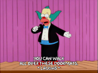 Krusty laughing GIFs - Get the best gif on GIFER