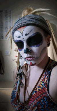 Skull girls GIFs - Get the best gif on GIFER