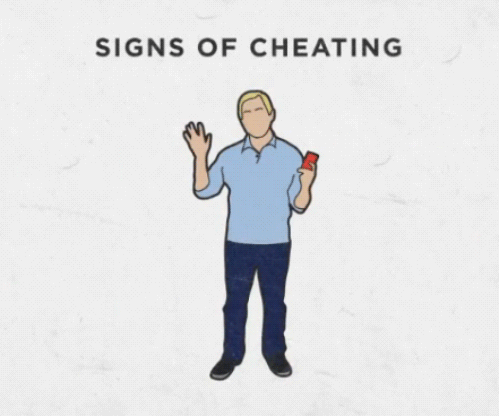Signs of cheating GIF - Conseguir o melhor gif em GIFER