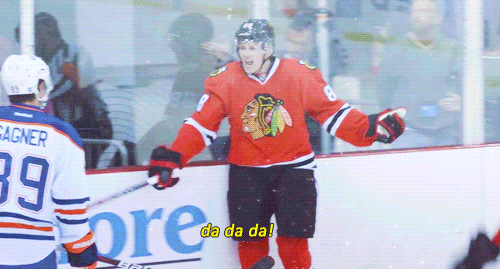Patrick Kane Heartbreaker Celebration