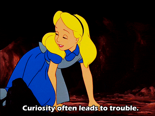 Curious alice GIF - Conseguir o melhor gif em GIFER