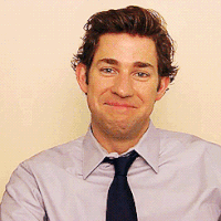 Jim Halpert Smirk Gif