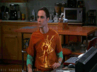Nervous Sheldon Gif