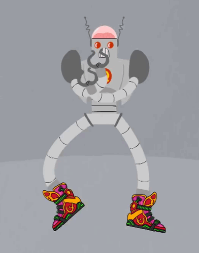 Cowboy robot boots GIF - Conseguir o melhor gif em GIFER