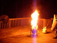 Turkey frying explosion GIFs - Get the best gif on GIFER