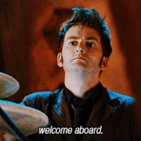 Welcome aboard GIF - Conseguir o melhor gif em GIFER