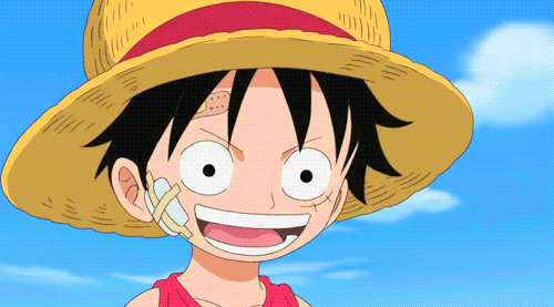 Luffy smile GIF - Conseguir o melhor gif em GIFER