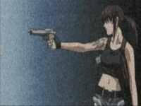 Revy black lagoon GIF - Conseguir o melhor gif em GIFER