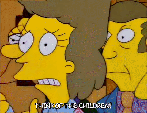 Think of the children GIF - Conseguir el mejor gif en GIFER