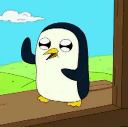 Gunther the penguin гифки, анимированные GIF изображения gunther the ...