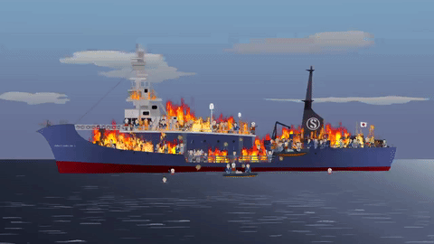 Burning ship гифки, анимированные GIF изображения burning ship ...