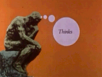 The thinker гифки, анимированные GIF изображения the thinker - скачать ...