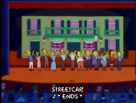 Simpsons musical theater GIF - Conseguir o melhor gif em GIFER