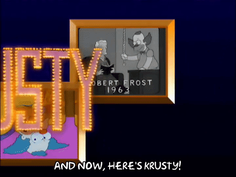 Krusty introduction GIFs - Get the best gif on GIFER