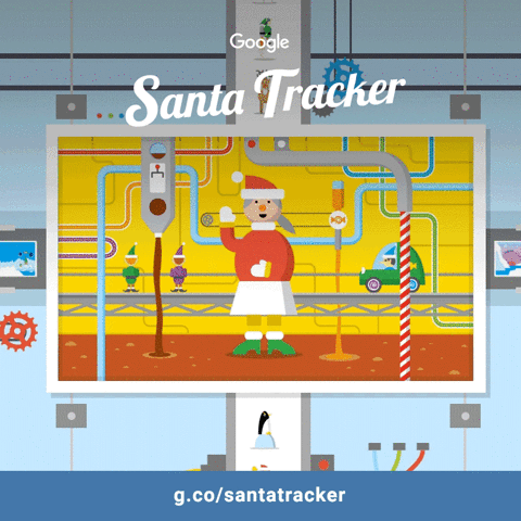 Santa tracker GIFs - Obtenez le meilleur gif sur GIFER