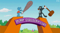 Itchy and scratchy land GIF - Conseguir o melhor gif em GIFER