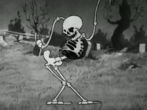 Spooky scary skeletons гифки, анимированные GIF изображения spooky ...