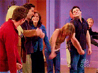Friends reunion GIF - Conseguir o melhor gif em GIFER