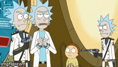 Look how he flips that rick GIF - Conseguir o melhor gif em GIFER