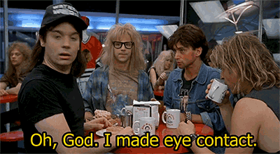 Avoid Eye Contact Gif