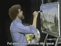 Bob ross GIFs - Get the best gif on GIFER