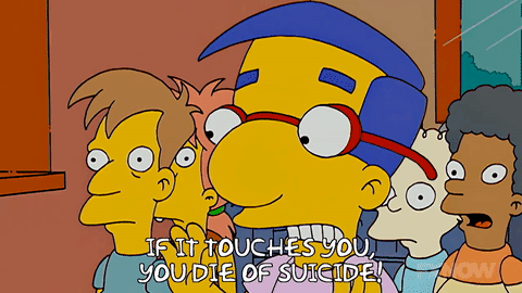 Milhouse van houton GIFs - Obtenez le meilleur gif sur GIFER
