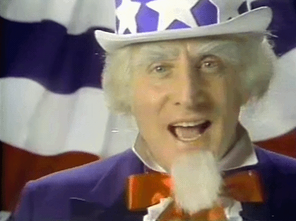 Panting uncle sam GIF - Conseguir o melhor gif em GIFER