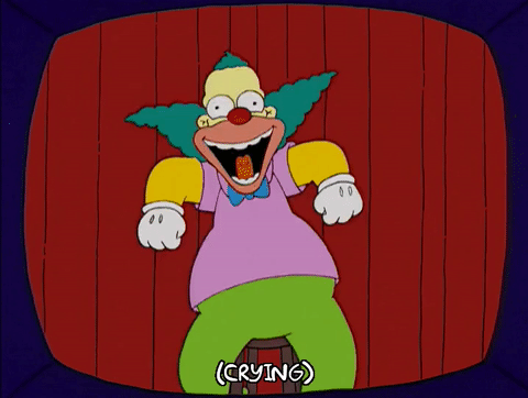 Krusty the clown show GIF - Conseguir o melhor gif em GIFER