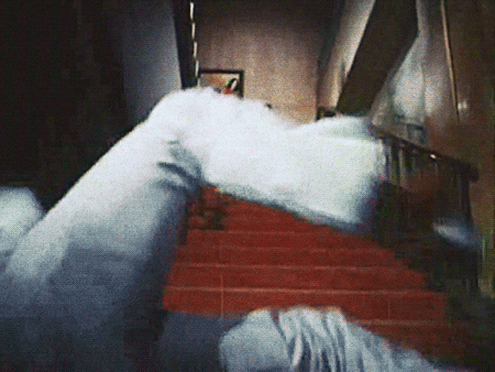 Falling up the stairs GIF - Conseguir o melhor gif em GIFER