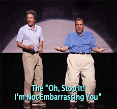 Stop it im not embarrassing you GIF - Conseguir o melhor gif em GIFER