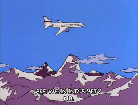 Airplane flying over mountains GIF - Conseguir o melhor gif em GIFER