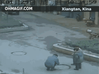 Manhole GIFs - Get the best gif on GIFER