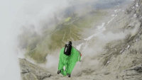Wingsuit Flying Gif
