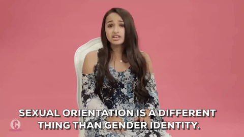 Sexual orientation is a different thing than gender identity GIF ...