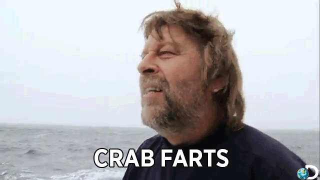 Crab farts GIF - Conseguir o melhor gif em GIFER