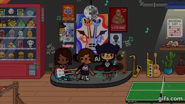 Toca band гифки, анимированные GIF изображения toca band - скачать гиф ...