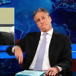 Daily show host GIF - Conseguir o melhor gif em GIFER