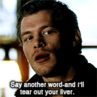 Klaus Angry Gif
