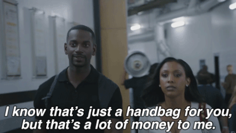 I know thats just a handbag for you but thats a lot of money to me ...