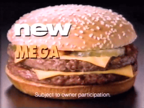 New mega double cheese GIF - Conseguir o melhor gif em GIFER