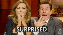 The colbert report surprised GIF on GIFER - by Dirn