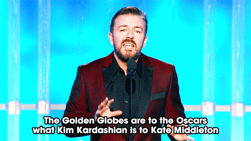 Ricky gervais golden globe awards gg2012 GIF on GIFER - by Doumi