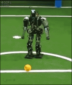 Soccer fail robot GIF on GIFER - by Arifyn
