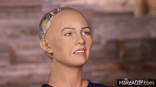Face robot GIF on GIFER - by Direfury