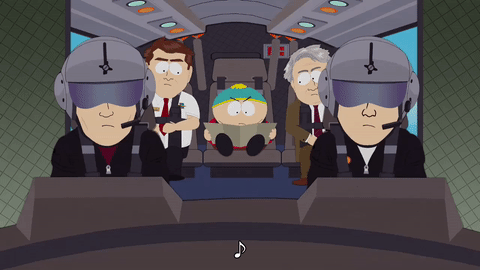 Eric cartman airplane pilot GIF on GIFER - by Muwield