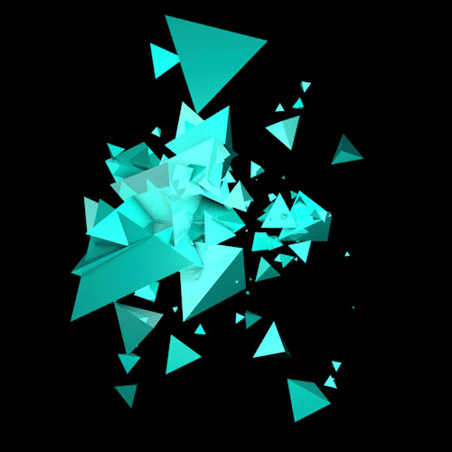 GIF multicolor geometria arte - GIF animado en GIFER - de Grokree