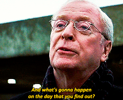 íosluchtaigh Michael Caine Batman Gif