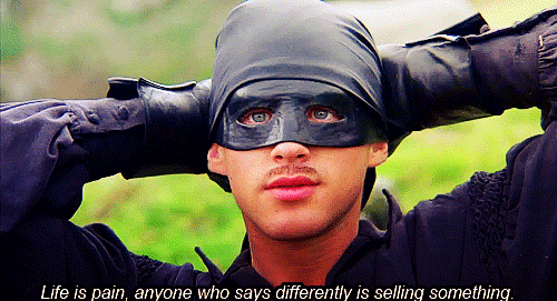 The princess bride typography pain GIF on GIFER - by Meztigal