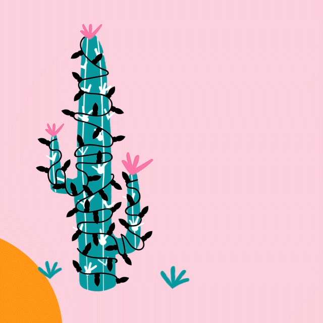 Cactus christmas desert GIF on GIFER - by Alsabor