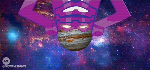 GIF solar system galactus jupiter - animated GIF on GIFER - by Blackfire